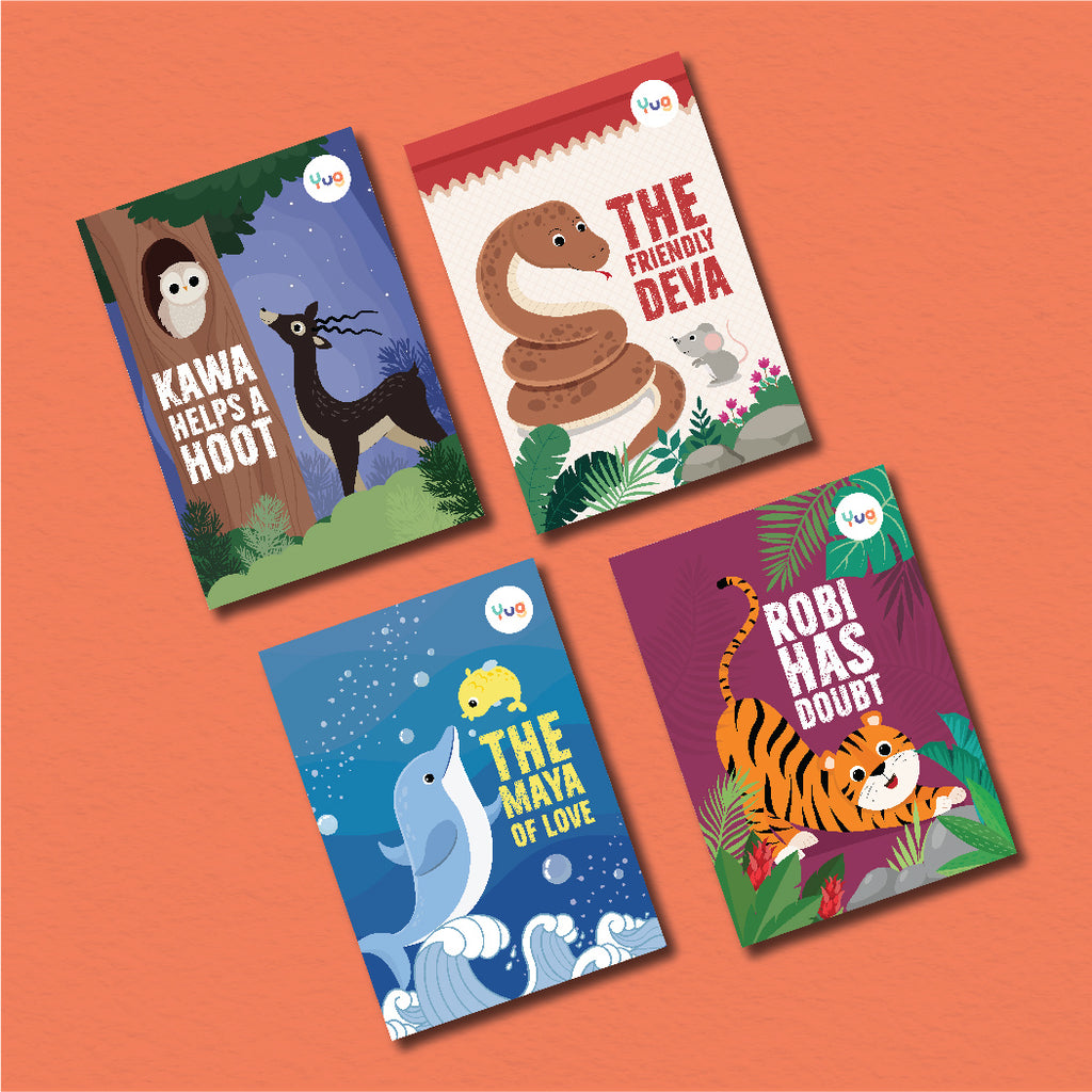 Yug Animal Series Combo 2 (Kawa, Robi, Deva and Maya) – shop yug